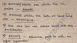 English Objective 25 - History & Geography - Notes - Teachmint