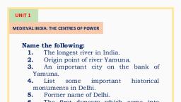 SS_NOTES_UNIT 1 - Social Science - Notes - Teachmint