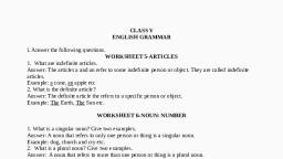 CLASS V,W-5,6,7,8 QUESTIONS WITH ANSWERS-1.pdf - English Grammar ...
