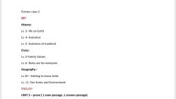 Sem 1, Eng And SST Portion - Social Science - Notes - Teachmint