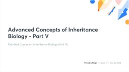 Pedigree analysis.pdf - Life Science - Notes - Teachmint