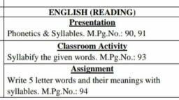 English - All Subjects - Assignment - Teachmint
