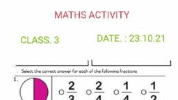 Fraction - Maths - Assignment - Teachmint