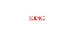 Science - All Subjects - Notes - Teachmint