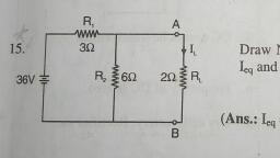 Assignment 3-Nortons Theorem (Q. 15) & Solved Example 1 by the nortons Theorem ️ - Bifocal ...