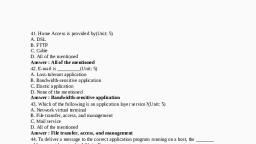 UNIT V.docx - DCN - Notes - Teachmint