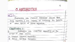 4.1 Antibiotics handwritten - Pharma Chemistry -II - Free PDF Download 2026