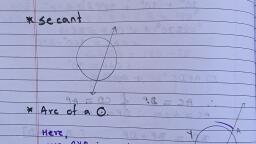 Secant - Geometry - Notes - Teachmint