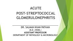 ACUTE POST-STREPTOCOCCAL GN.pdf - Parasitology - Notes - Teachmint