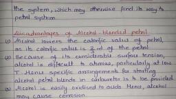 Power Alcohol - Skill Enhancement Course - Notes - Teachmint