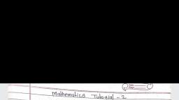 Tutorial -2 - Basic Mathematics (22103) - Assignment - Teachmint