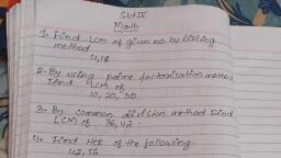 Factors & Multiples - Maths - Subjective Test - Teachmint