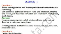 Chemistry Homogenious And Heterogeneous - All Subjects - Assignment ...
