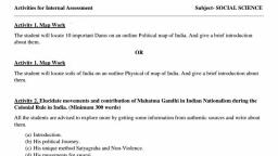 Internal Assignment - Sst - Assignment - Teachmint