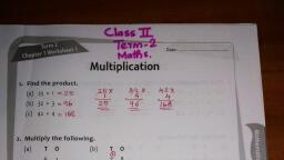worksheet 1 & 2 - Maths - Assignment - Teachmint