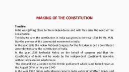 making of indian constitution - Cds - Notes - Teachmint