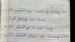 Good Manners - Eng/Sci/Conv./ Rhymes - Assignment - Teachmint