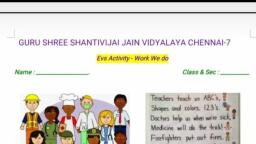 Evs Activity - EVS - Assignment - Teachmint