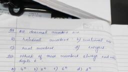 Real Numbers - Maths - Assignment - Teachmint