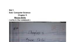 Std 1 IT ( chapter 5 notes ).pdf - COMPUTER SCIENCE - Notes - Teachmint