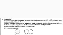 Aromaticity.pdf - Chemistry - Notes - Teachmint