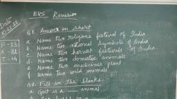 EVS - ENG-I ENG-2 EVS - Notes - Teachmint