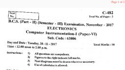 Instrumentation paper.pdf - Computer Instrumentation - Notes - Teachmint