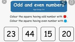 Even And Odd Numbers - Maths - Assignment - Teachmint