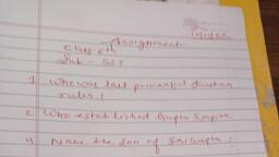 Chapter 16 - SST - Assignment - Teachmint