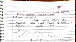 SHM Pdf - PHYSICS 2 - Notes - Teachmint