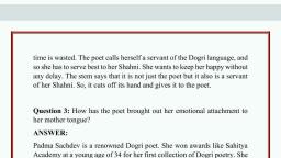 Questions And Answers - English Compulsory - Notes - Teachmint