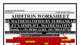 Summation - Mathematics - Assignment - Teachmint