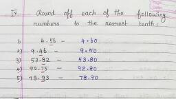 Rounding off Numbers - Maths - Assignment - Teachmint
