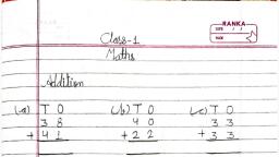 Class -1 Maths .pdf - Maths - Notes - Teachmint