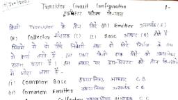 Common Base Configuration - Physics - Notes - Teachmint
