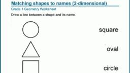 Shapes - All Subjects - Assignment - Teachmint