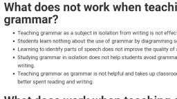 Points Of Grammar - English Grammar - Notes - Teachmint