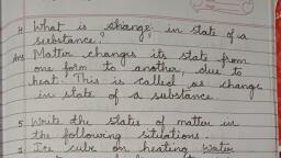 Lesson 11 Notes - Evs 5th Std - Notes - Teachmint