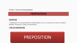 Chap 11 Preposition Meaning and Flow chart - Some confusing preposition ...