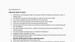Sound Machine 3.docx - English - Notes - Teachmint
