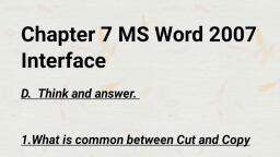 Chapter 7 - Computer - Notes - Teachmint