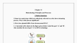 chapter-11 biotechnology principles and process - Biology - Free PDF ...