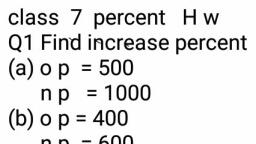 Percent - Maths - Assignment - Teachmint