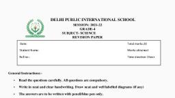SCIENCE GRADE4 - Subject - Science - Notes - Teachmint