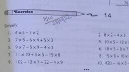 Simplify - Maths - Assignment - Teachmint