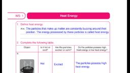 Heat Energy - EVS - Notes - Teachmint