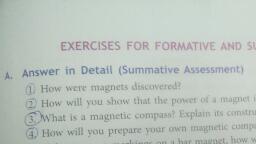 Magnets - Science - Assignment - Teachmint
