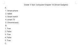 Computer - Computer - Notes - Teachmint