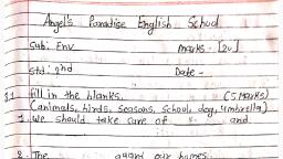 Subject- EnvTest Paper - Env - Notes - Teachmint