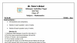 Maths - Maths - Subjective Test - Teachmint